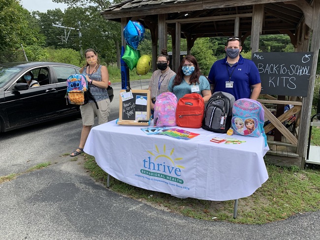 Thrive Behavioral Health donates backpacks, money to students returning ...