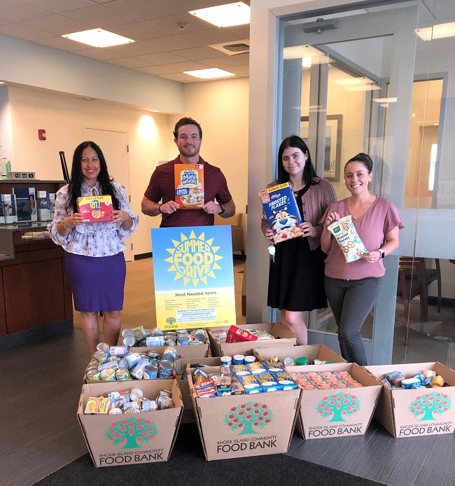 BankRI donates $10K to R.I. Community Food Bank
