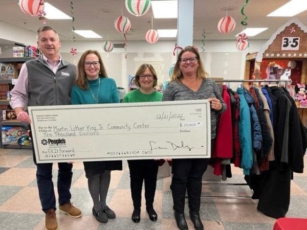People’s Credit Union donates $10K to MLK Community Center