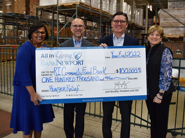 BankNewport highlights $1.7M in 2022 charitable giving