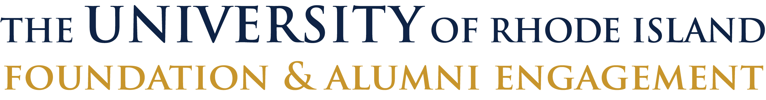 University of Rhode Island Foundation & Alumni Engagement