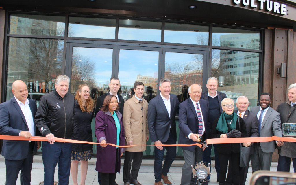 Officials celebrate opening of Track 15 Food Hall