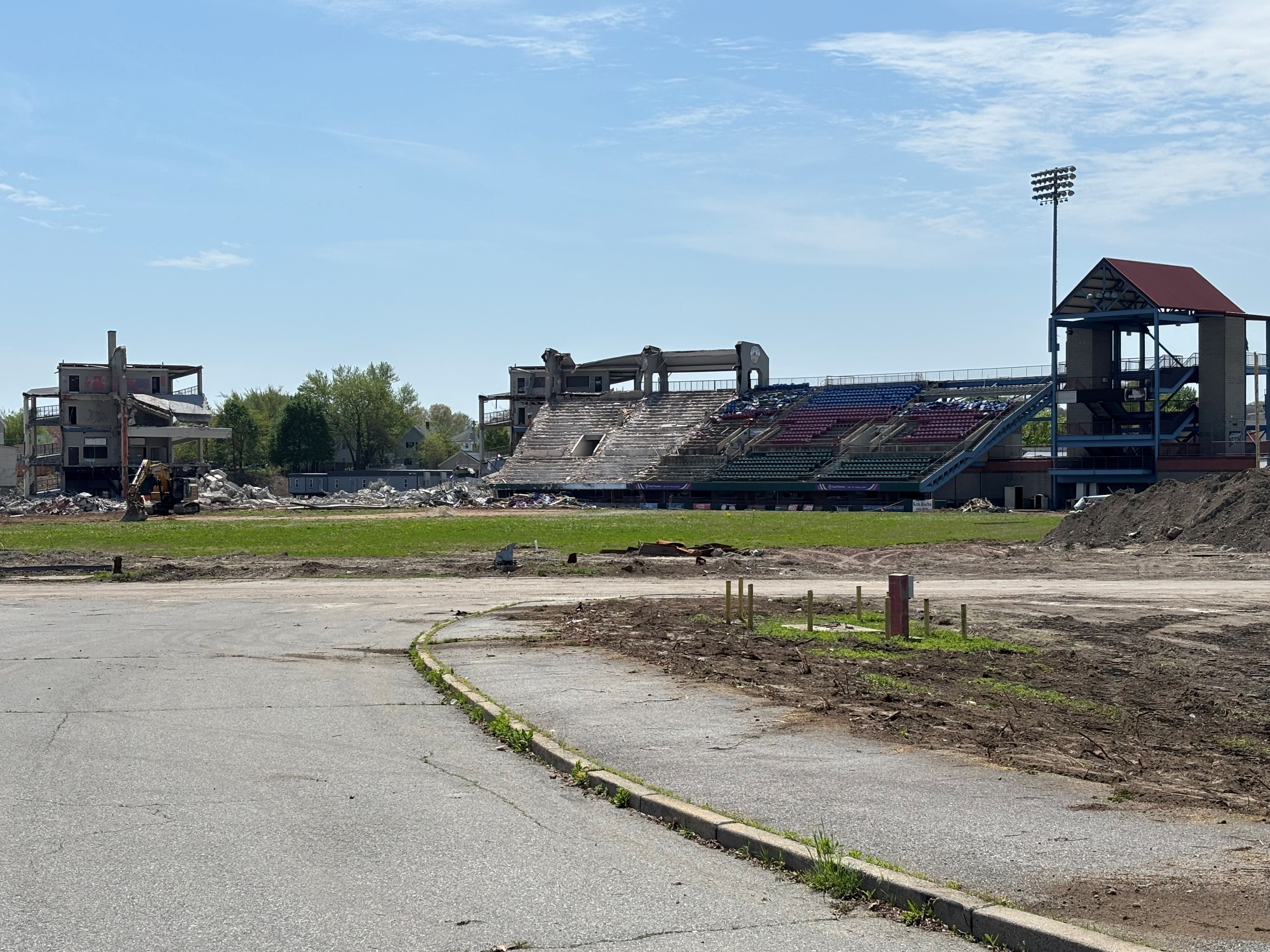 Time capsules discovered during McCoy Stadium demolition