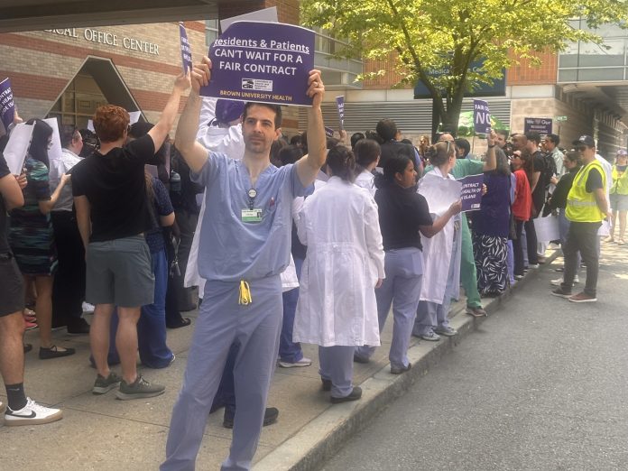 Rhode Island Hospital resident physicians, fellows rally for new labor ...