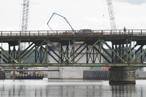 Fall River bridge to dwarf predecessor
