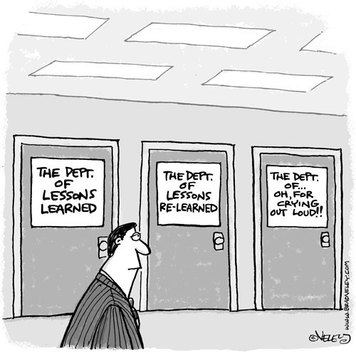 Editorial Cartoon: Lesson Up