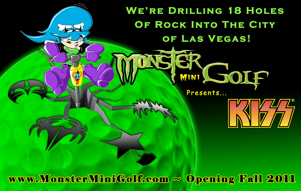Monster to build Kiss-themed mini-golf course on the Las Vegas strip