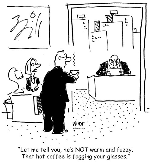 Editorial Cartoon: first impressions