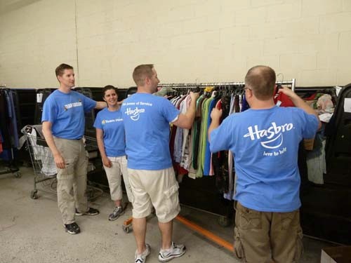 Hasbro employees, Children’s Fund lend aid in Massachusetts