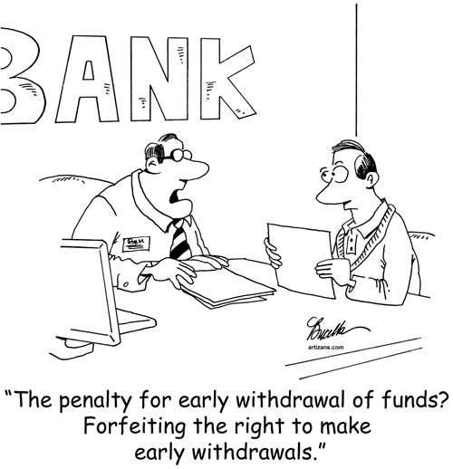 Editorial Cartoon: Early withdrawal